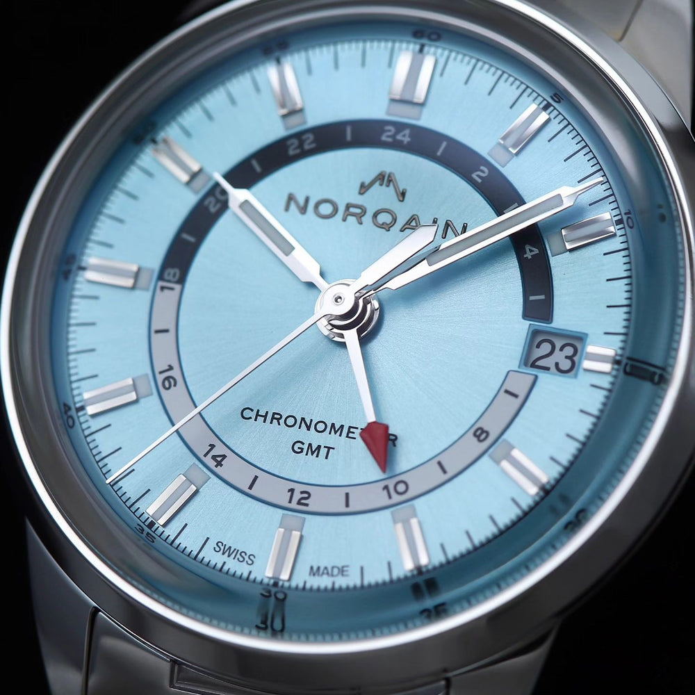 Norqain | Freedom 60 GMT Ice Blue 冰藍