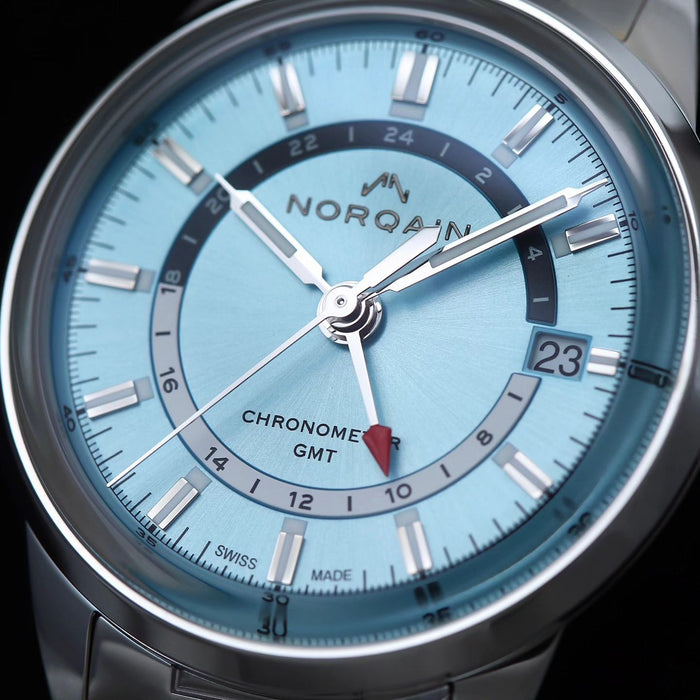 Norqain | Freedom 60 GMT Ice Blue 冰藍