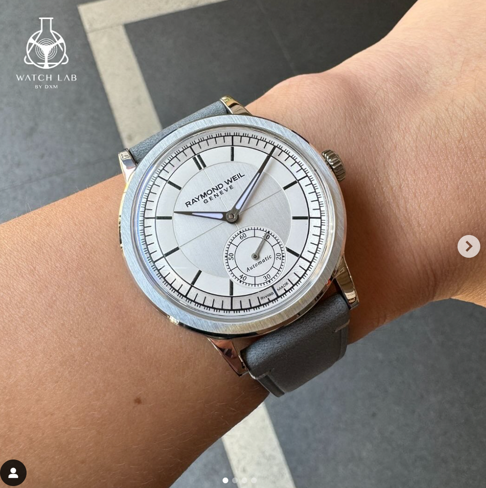 RAYMOND WEIL 蕾蒙威 /Millesime 不鏽鋼男士自動小秒針, 39.5 mm 2930-STC-65001